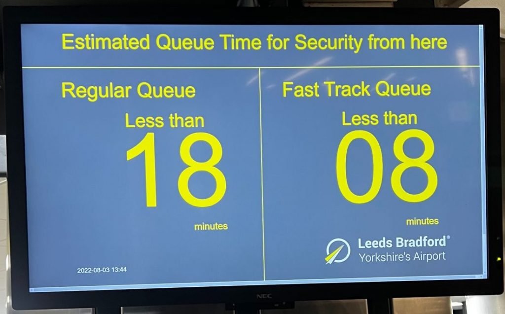 Leeds Bradford Airport use Veovo to improve passenger flow management